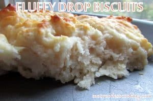 Baking Powder Drop Biscuits - Moore or Less Cooking