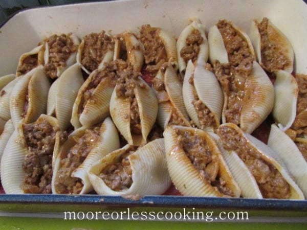 Mexican Stuffed Pasta Shells - Moore or Less Cooking
