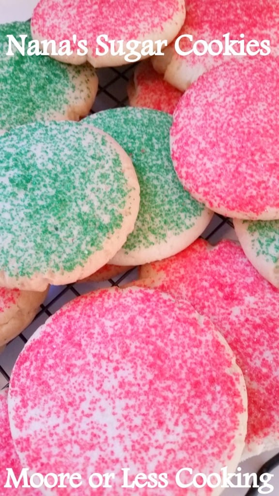 Nana's Sugar Cookies & Video - Moore or Less Cooking