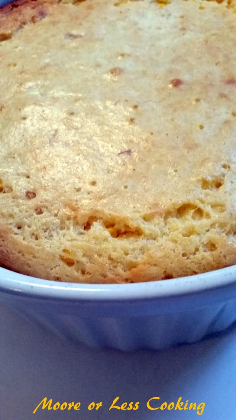 Sweet Corn Spoonbread - Moore or Less Cooking