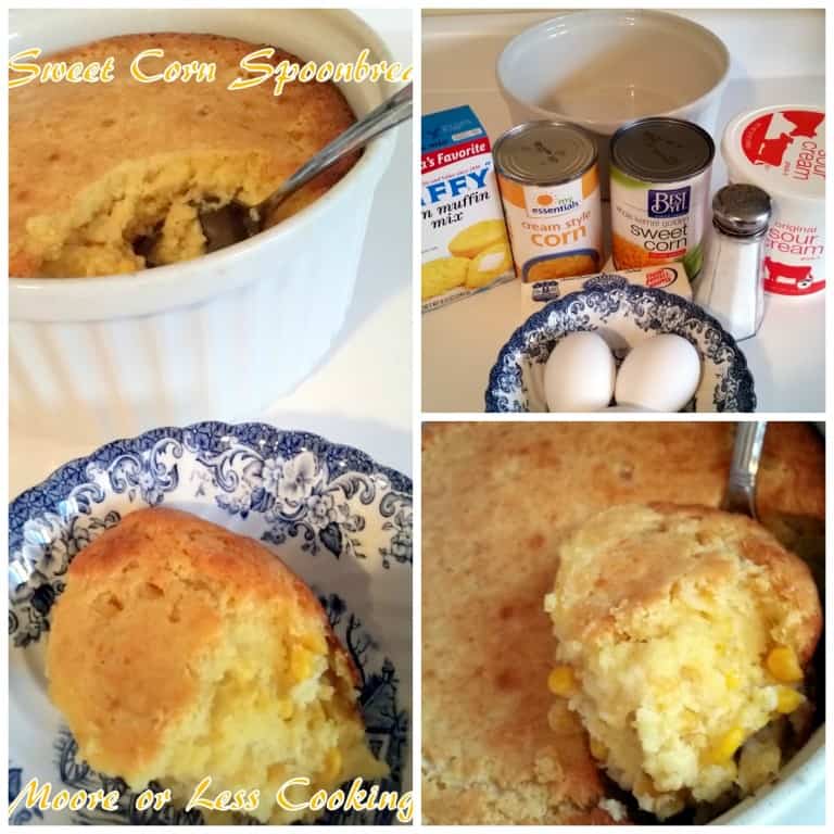 Sweet Corn Spoonbread - Moore or Less Cooking
