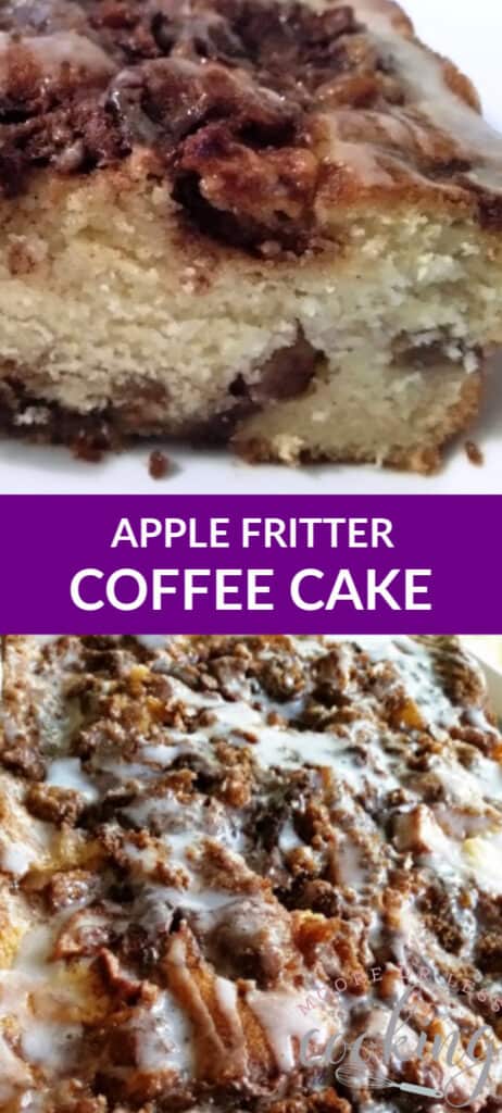 Best Apple Fritter Coffee Cake & Video - Moore or Less Cooking