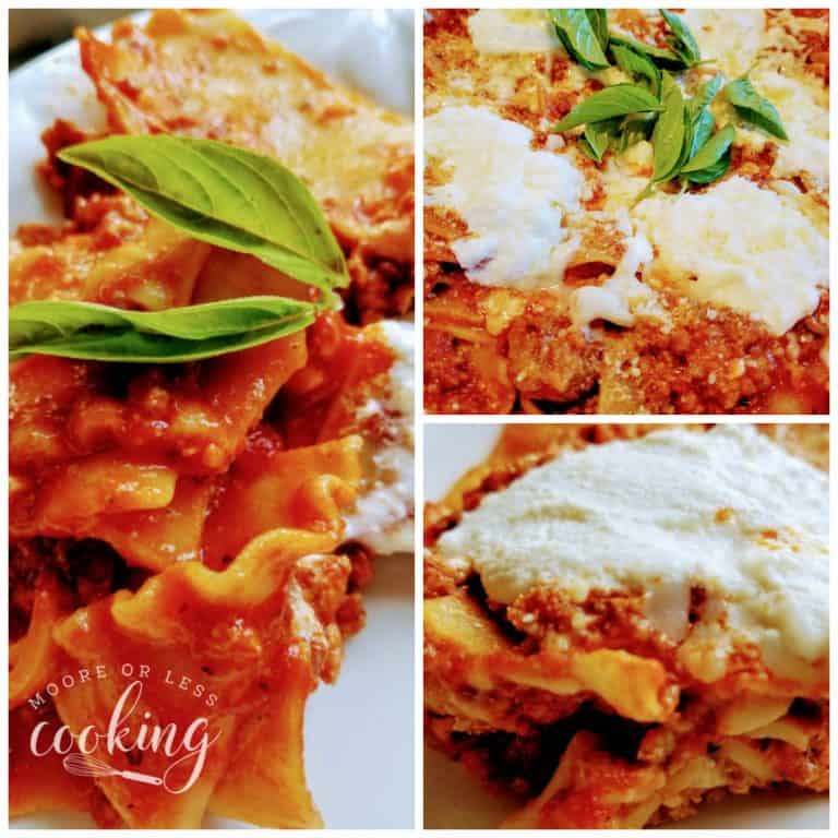 Easy Skillet Lasagna - Moore or Less Cooking