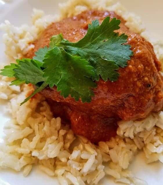 Slow Cooker Mole Chicken - Moore or Less Cooking