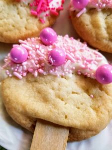 Sprinkle Pop Cookies - Moore or Less Cooking