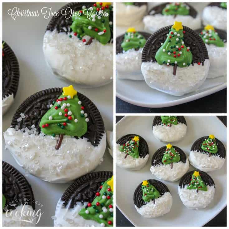 Christmas Tree Oreo Cookies - Moore or Less Cooking