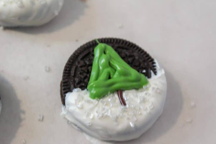 Christmas Tree Oreo Cookies - Moore or Less Cooking