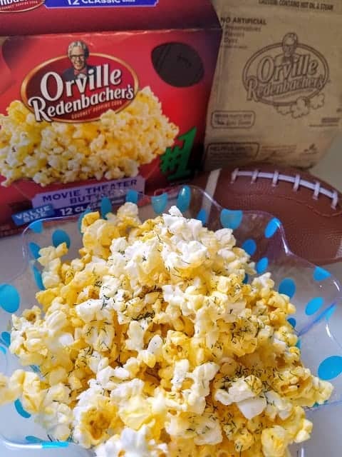 Sour Cream and Onion Popcorn - Moore or Less Cooking