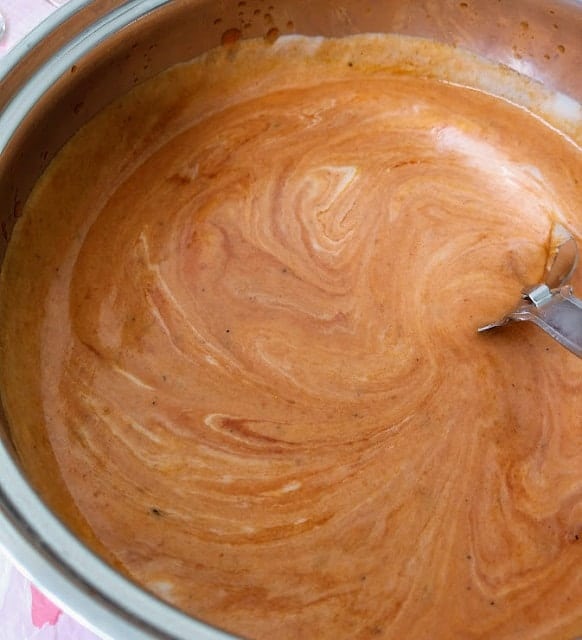 Creamy Rosa Pasta Sauce - Moore or Less Cooking
