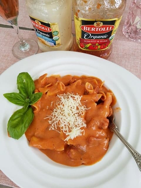 Creamy Rosa Pasta Sauce - Moore or Less Cooking