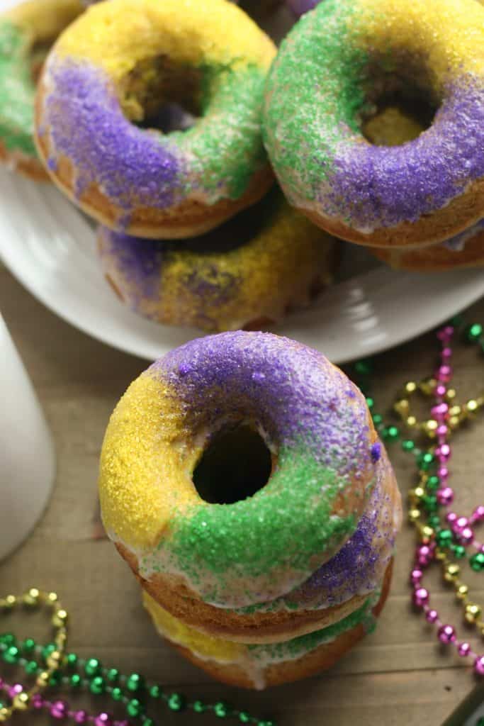 King Cake Donuts - Moore or Less Cooking