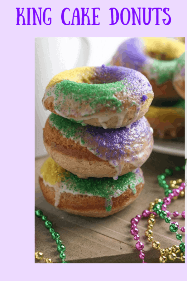 King Cake Donuts - Moore or Less Cooking