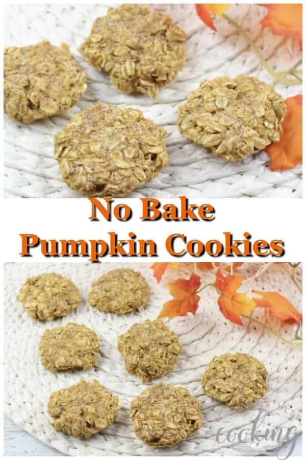 No Bake Pumpkin Cookies & Video - Moore or Less Cooking