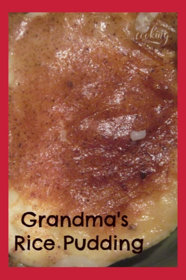 Grandma's Rice Pudding & Video - Moore or Less Cooking