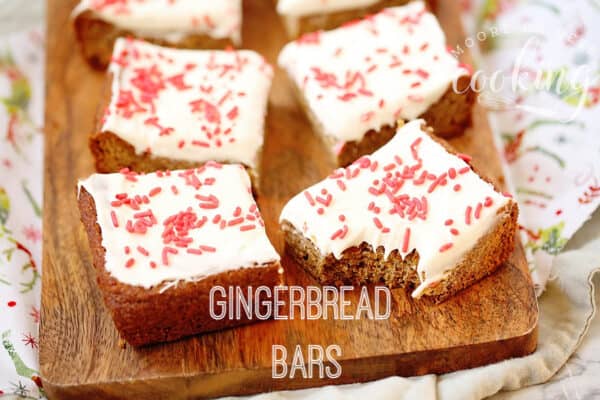 Easy Gingerbread Bars - Moore or Less Cooking