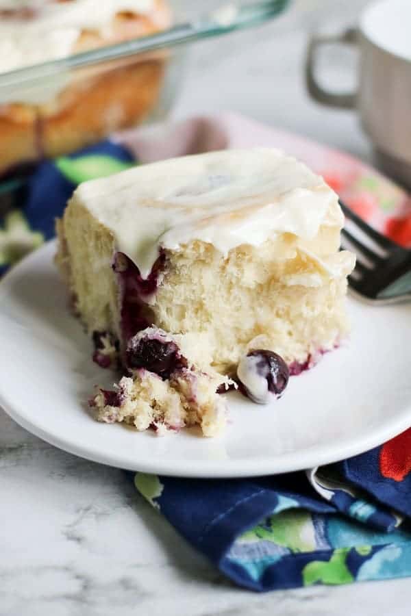Best Blueberry Sweet Rolls - Moore or Less Cooking