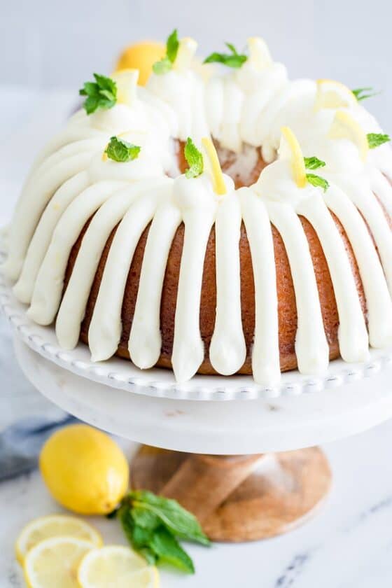 Incredible Lemon Bundt Cake - Moore or Less Cooking