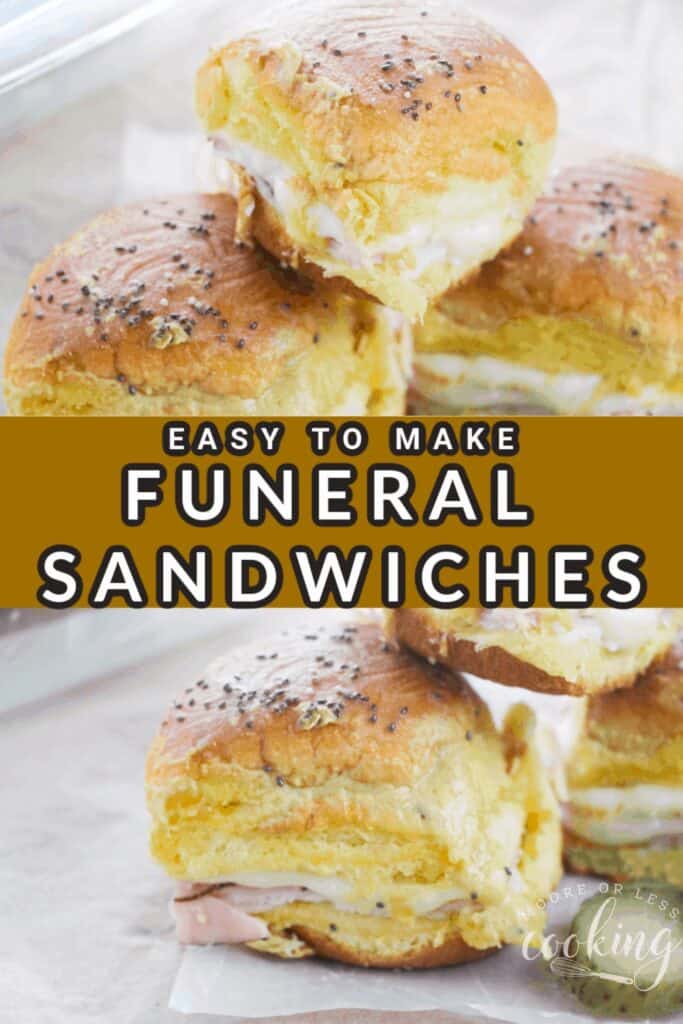 Easy Funeral Sandwiches - Moore or Less Cooking