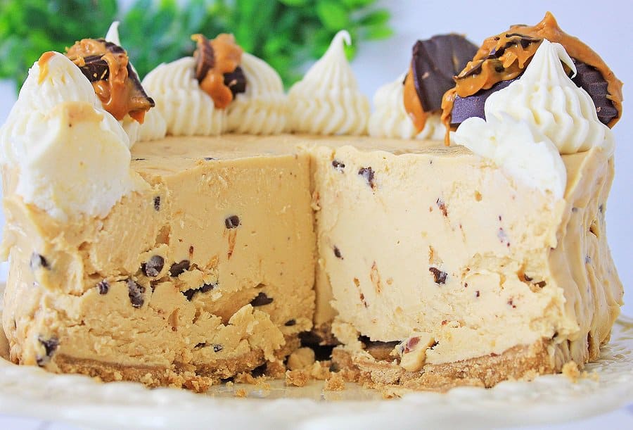 Creamy Peanut Butter Cheesecake - Moore or Less Cooking