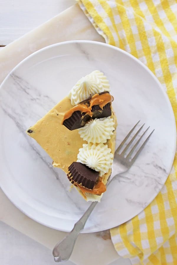 Creamy Peanut Butter Cheesecake - Moore or Less Cooking
