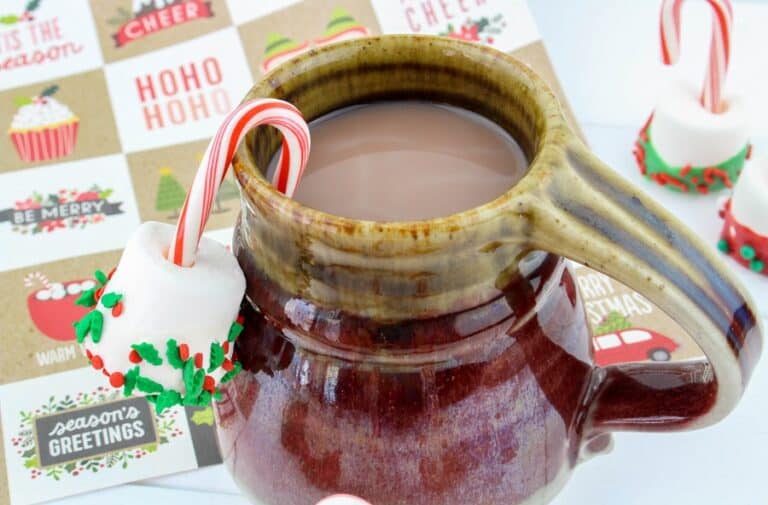 Candy Cane Hot Cocoa Dippers - Moore or Less Cooking