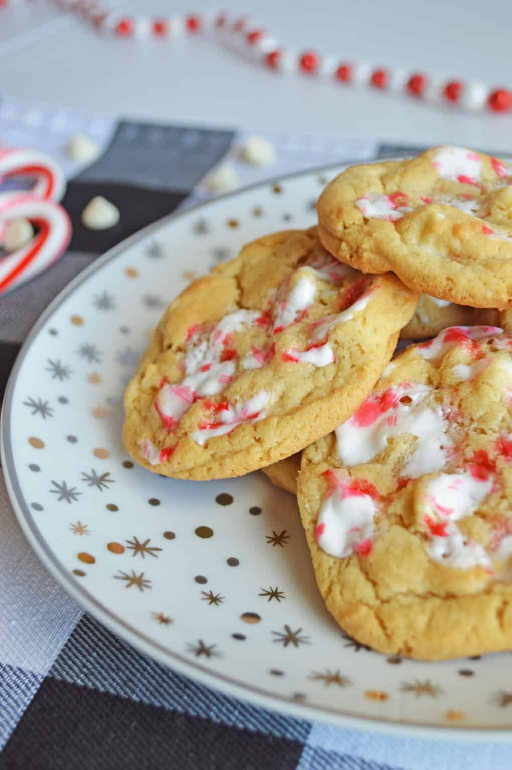 Candy Cane Cookies - Moore or Less Cooking