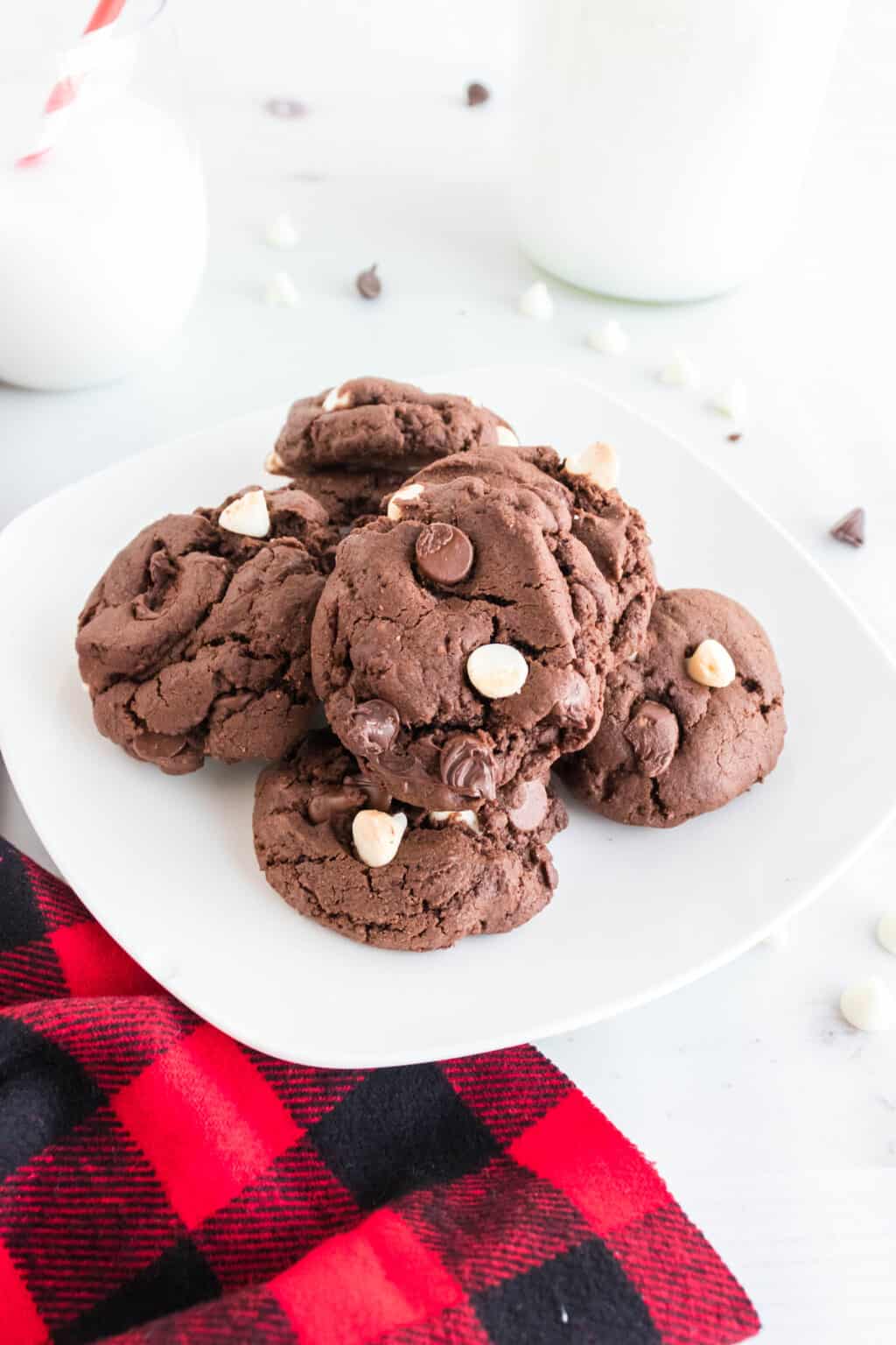 Triple Chocolate Cookies - Moore or Less Cooking