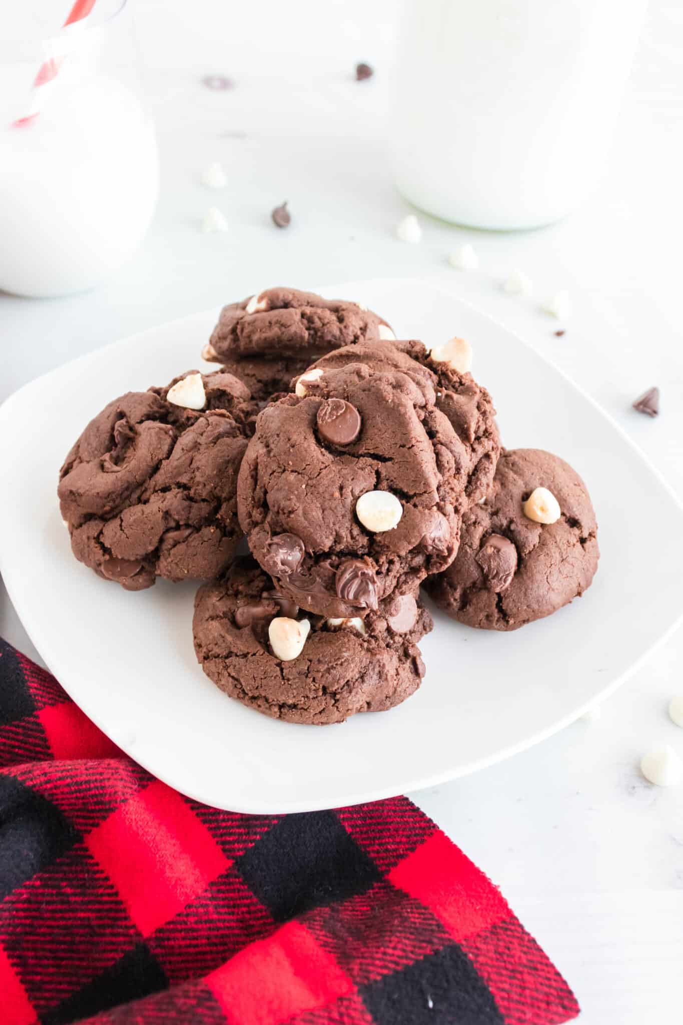 Triple Chocolate Cookies - Moore or Less Cooking