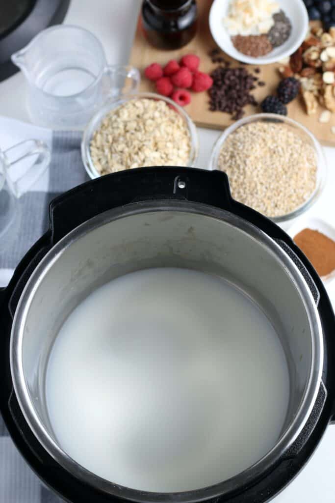 Instant Pot Oatmeal - Moore or Less Cooking