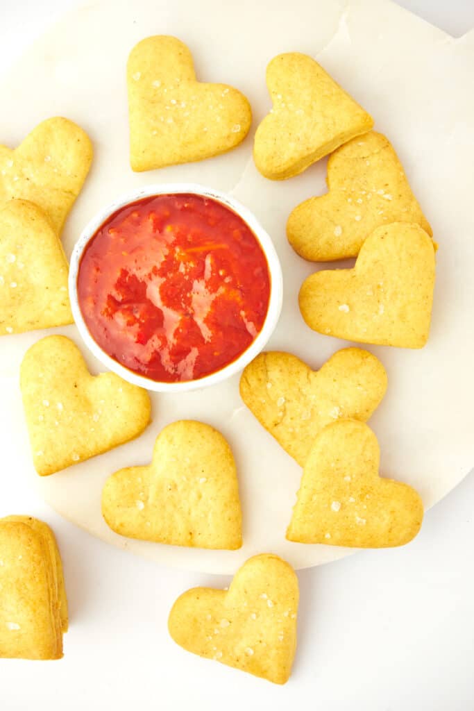 Golden Crispy Olive Oil & Sea Salt Crackers - Moore or Less Cooking