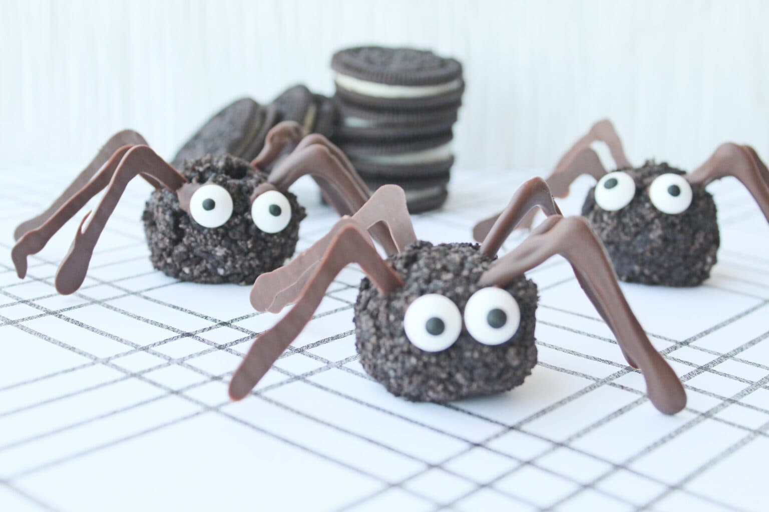 Oreo Spider Bites - Moore or Less Cooking