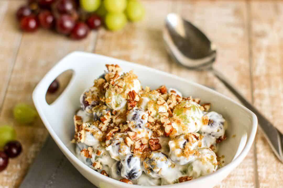 Easy Grape Salad - Moore or Less Cooking