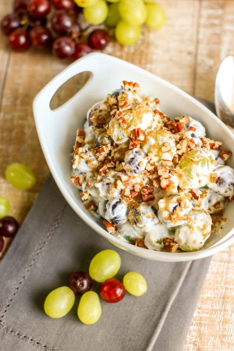 Easy Grape Salad - Moore or Less Cooking