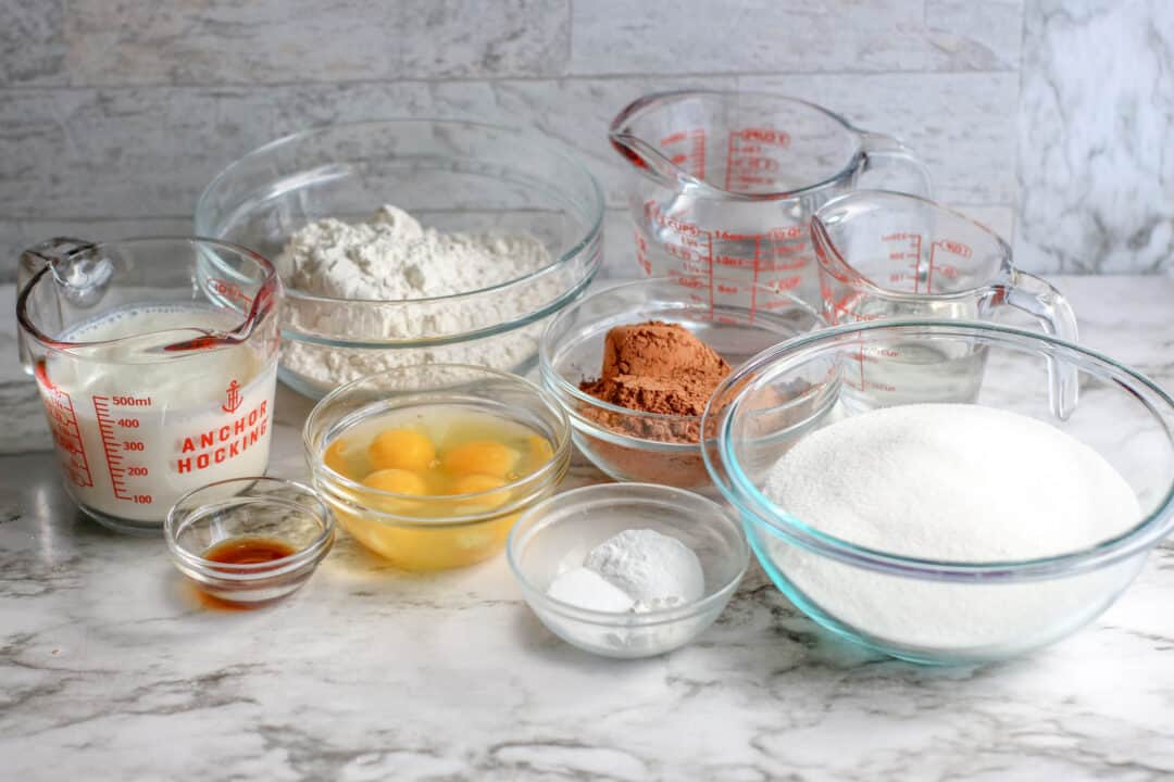 Homemade Chocolate Cake With Chocolate Buttercream Frosting - Moore or ...