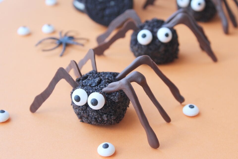 Oreo Spider Bites - Moore or Less Cooking