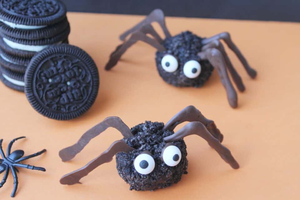 Oreo Spider Bites - Moore or Less Cooking
