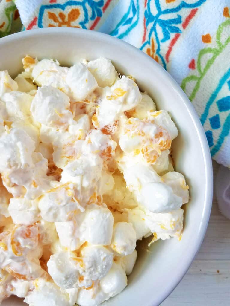 Mandarin Marshmallow Fluff - Moore or Less Cooking