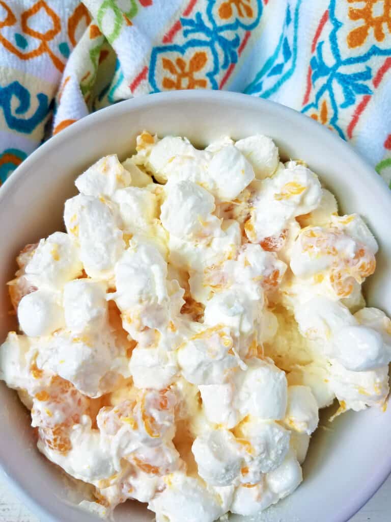 Mandarin Marshmallow Fluff - Moore or Less Cooking