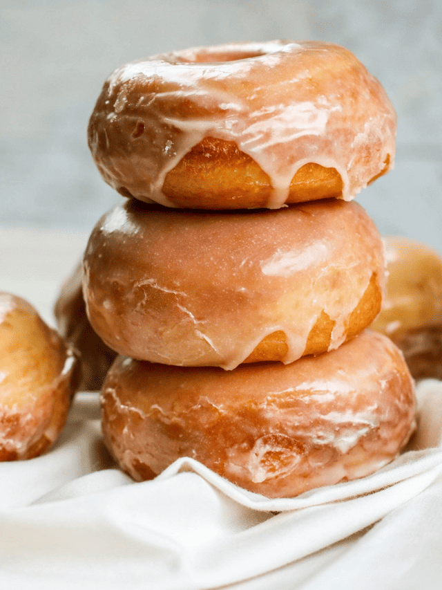 Yeast Doughnuts with Vanilla Glaze Story - Moore or Less Cooking