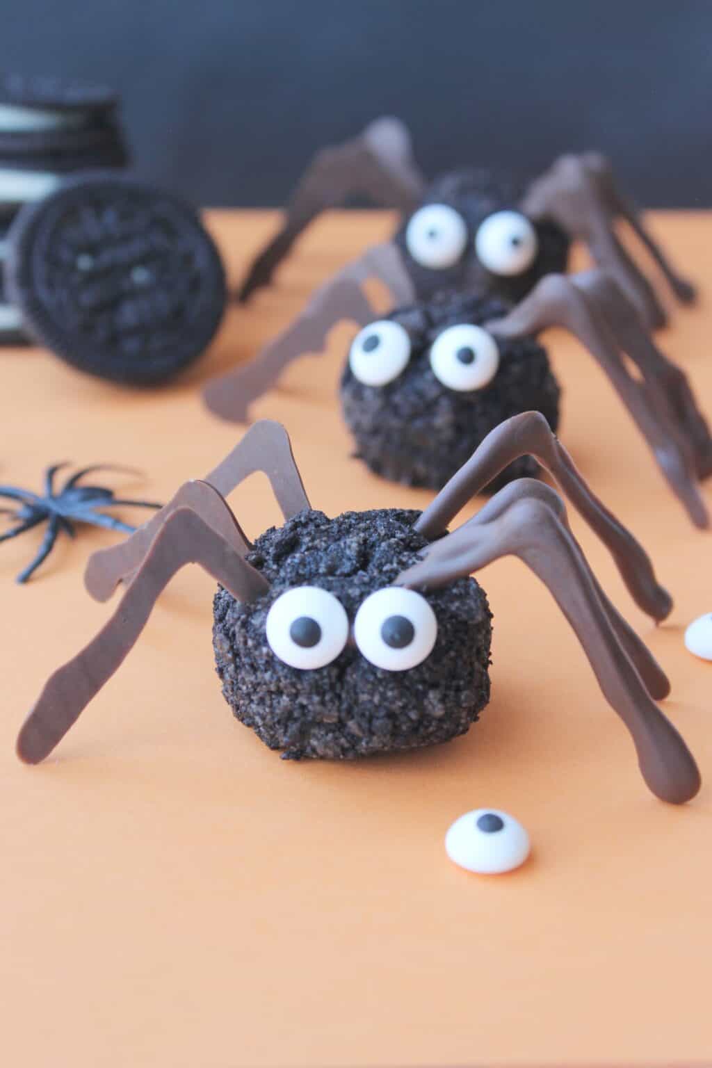 Oreo Spider Bites - Moore or Less Cooking