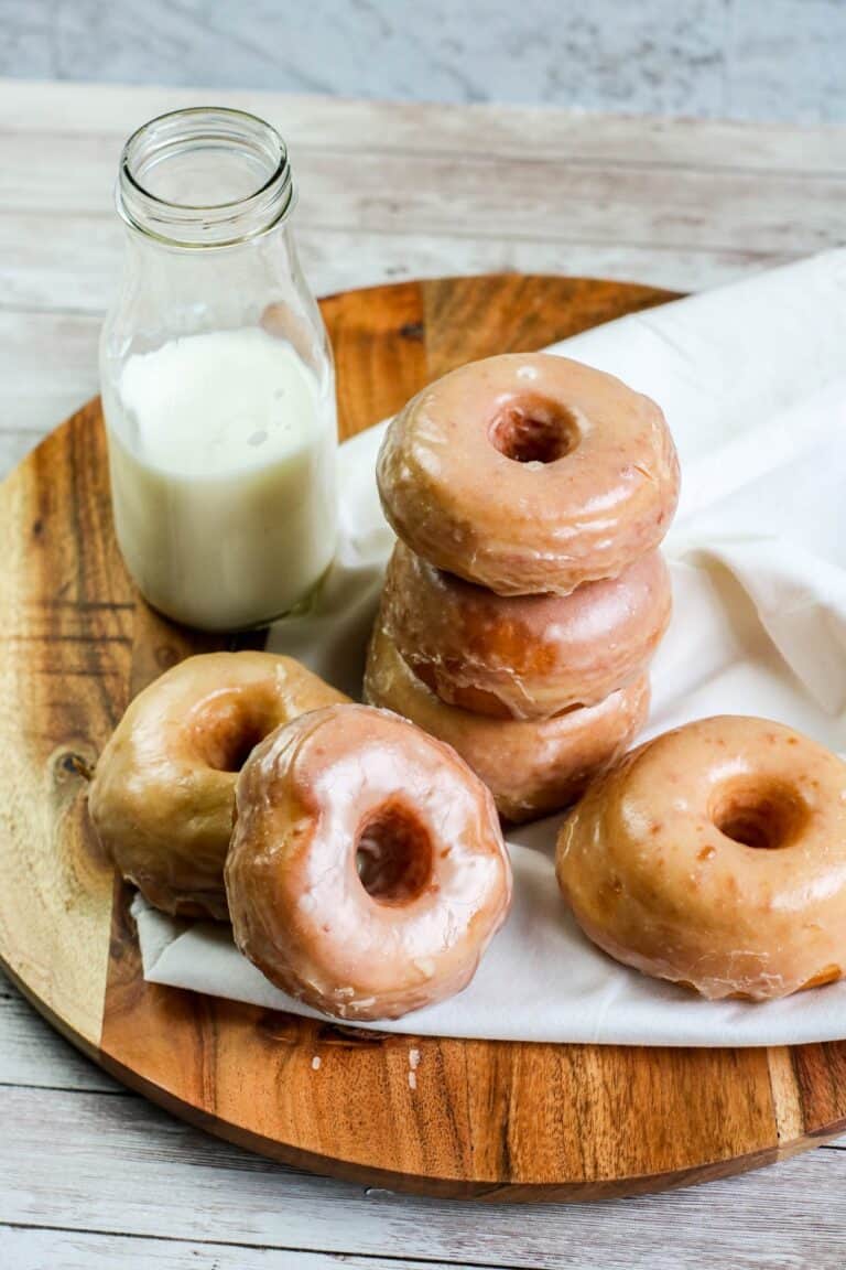 Yeast Doughnuts with Vanilla Glaze - Moore or Less Cooking