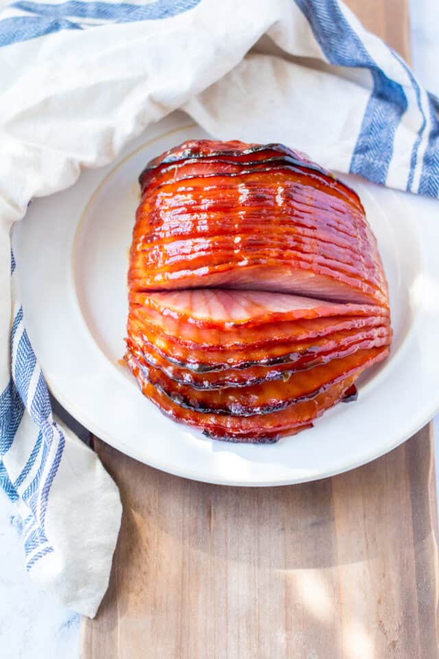 Crock Pot Spiral Ham - Moore or Less Cooking