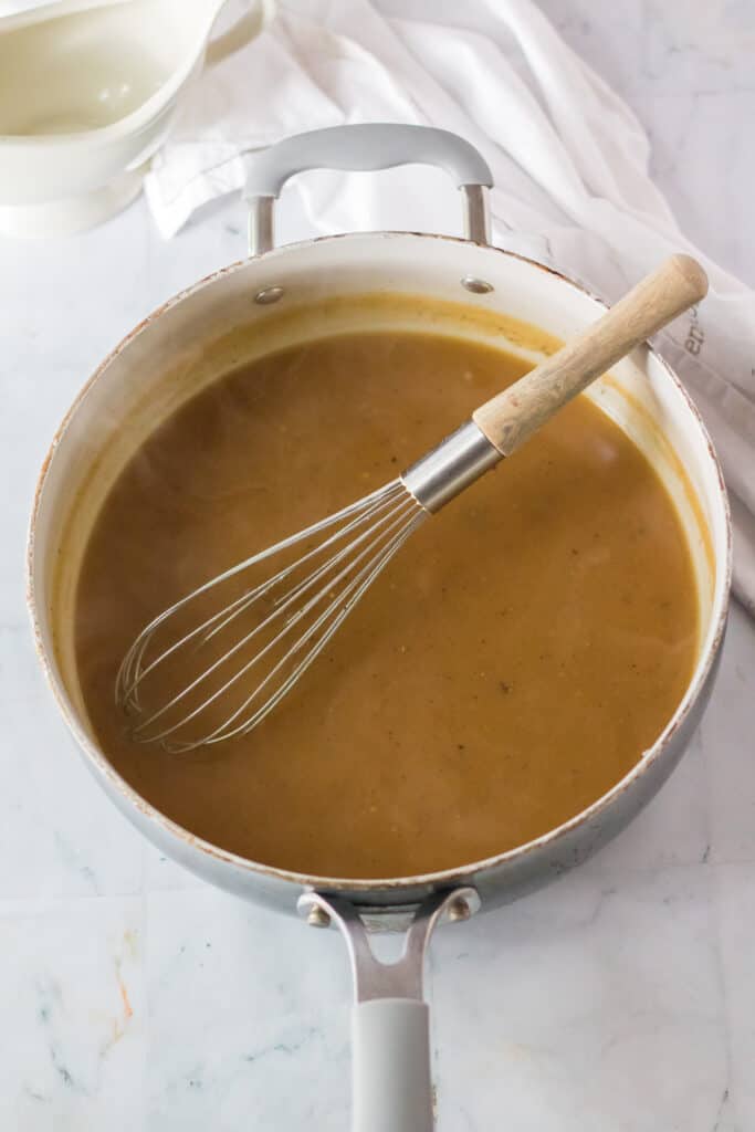 Make-Ahead Turkey Gravy - Moore or Less Cooking