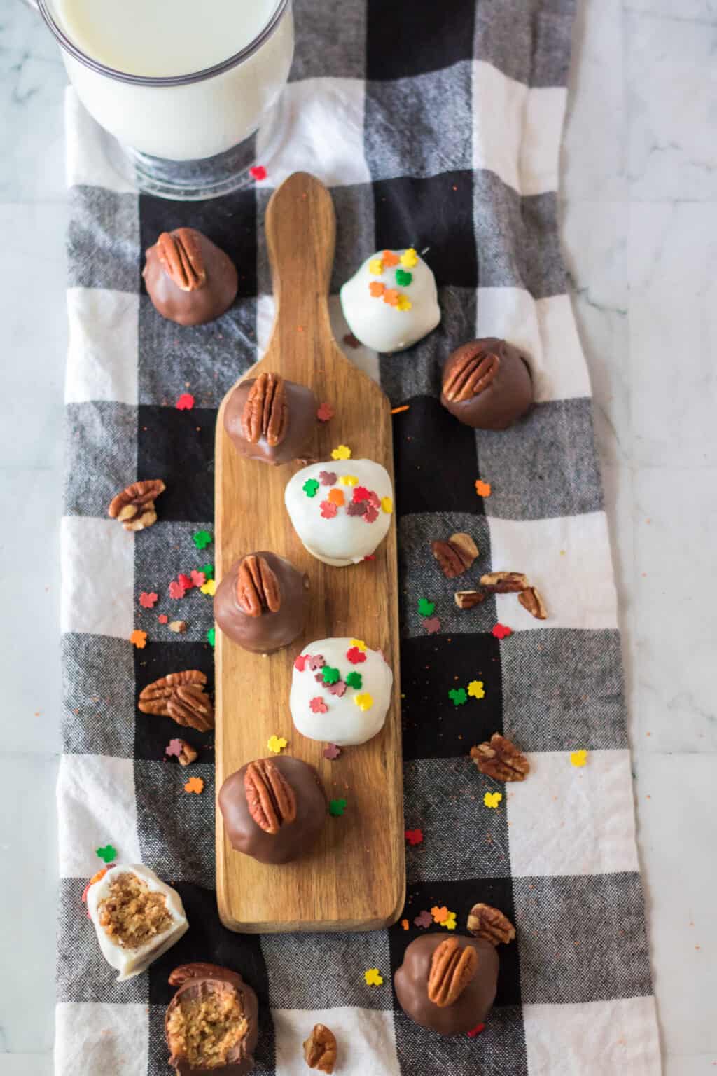 Pecan Pie Truffles - Moore or Less Cooking