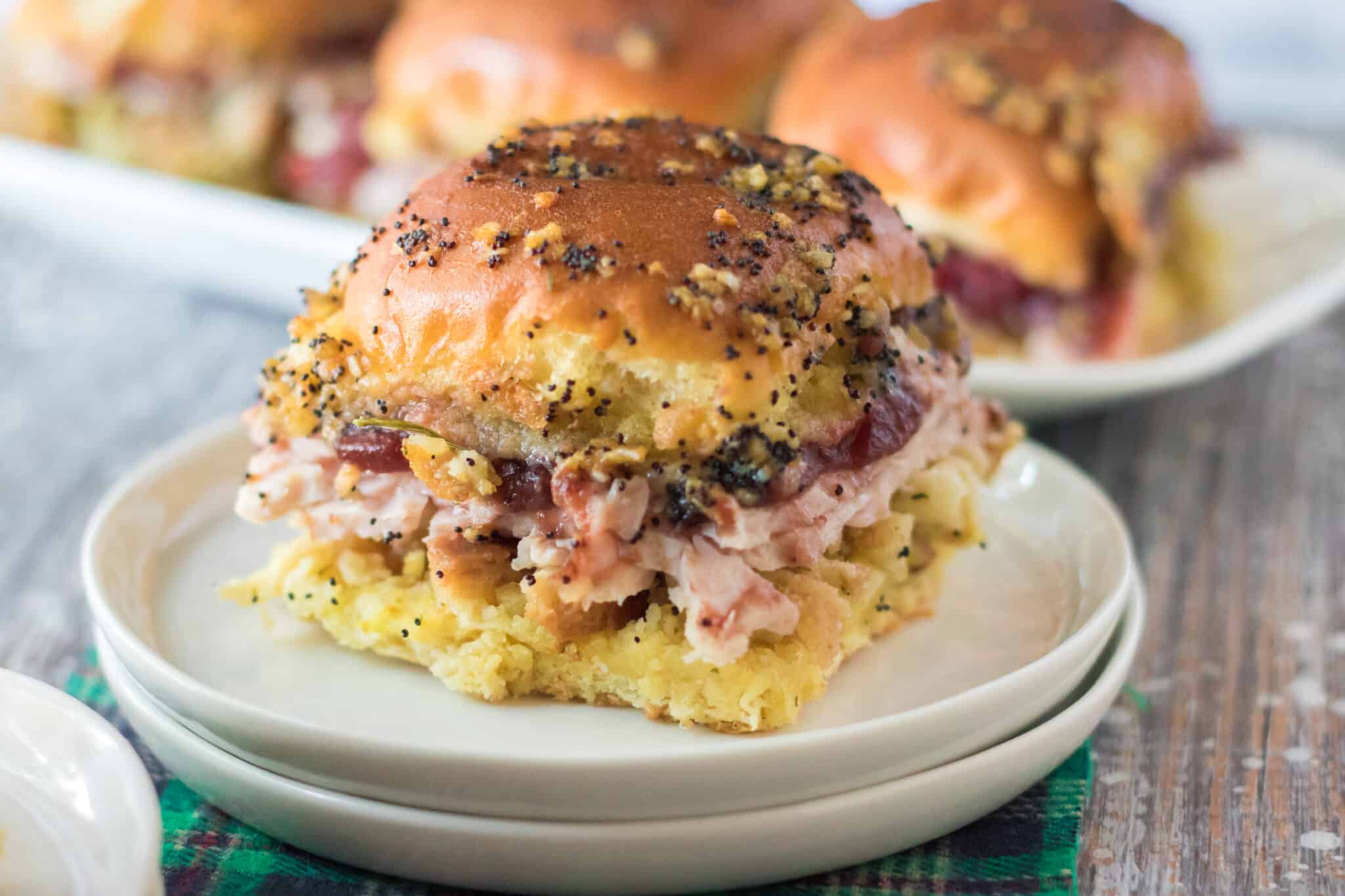 Thanksgiving Sliders - Moore or Less Cooking