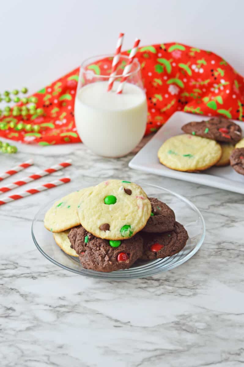 Christmas Cake Mix Cookies - Moore or Less Cooking
