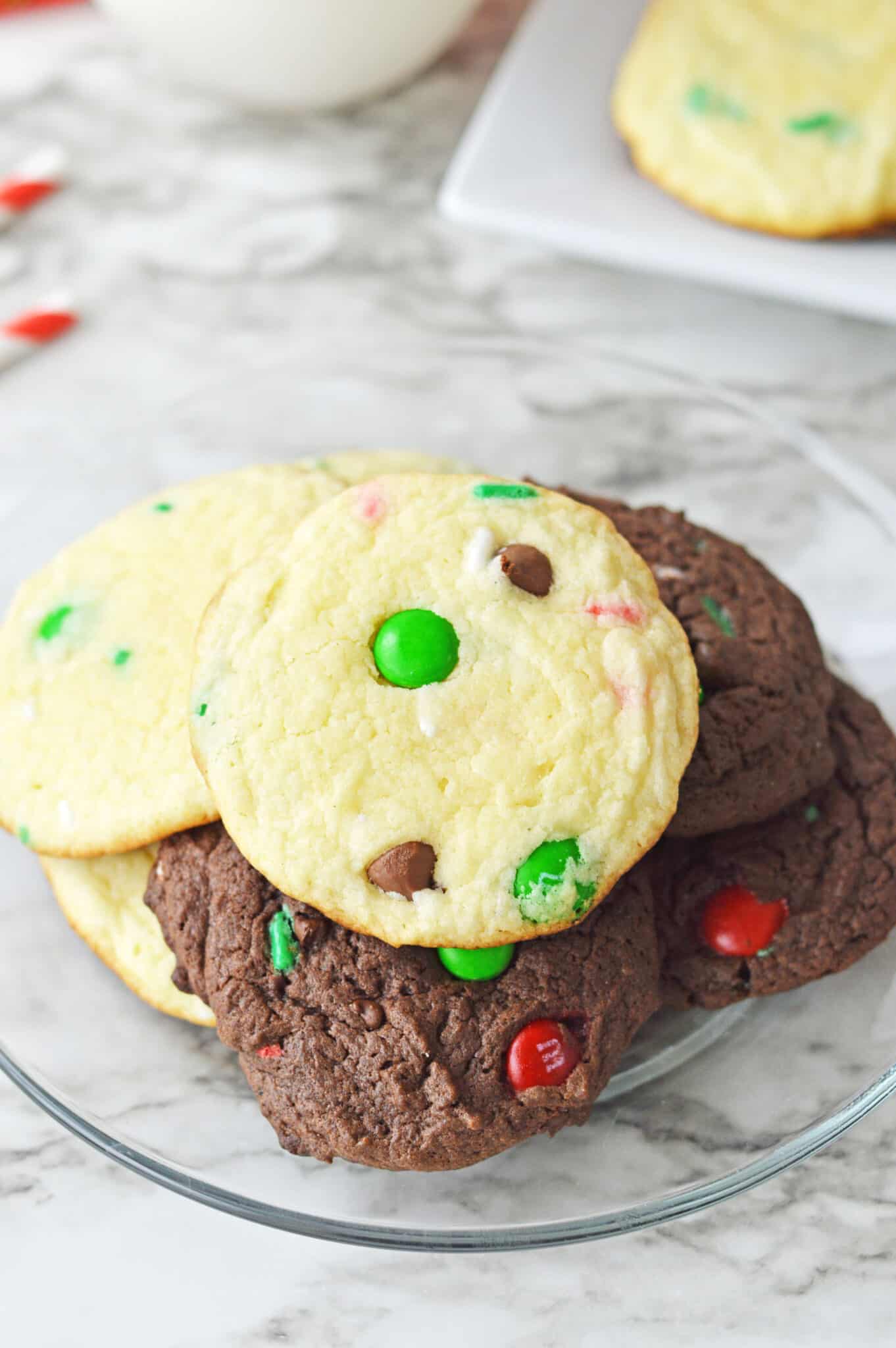 Christmas Cake Mix Cookies - Moore or Less Cooking