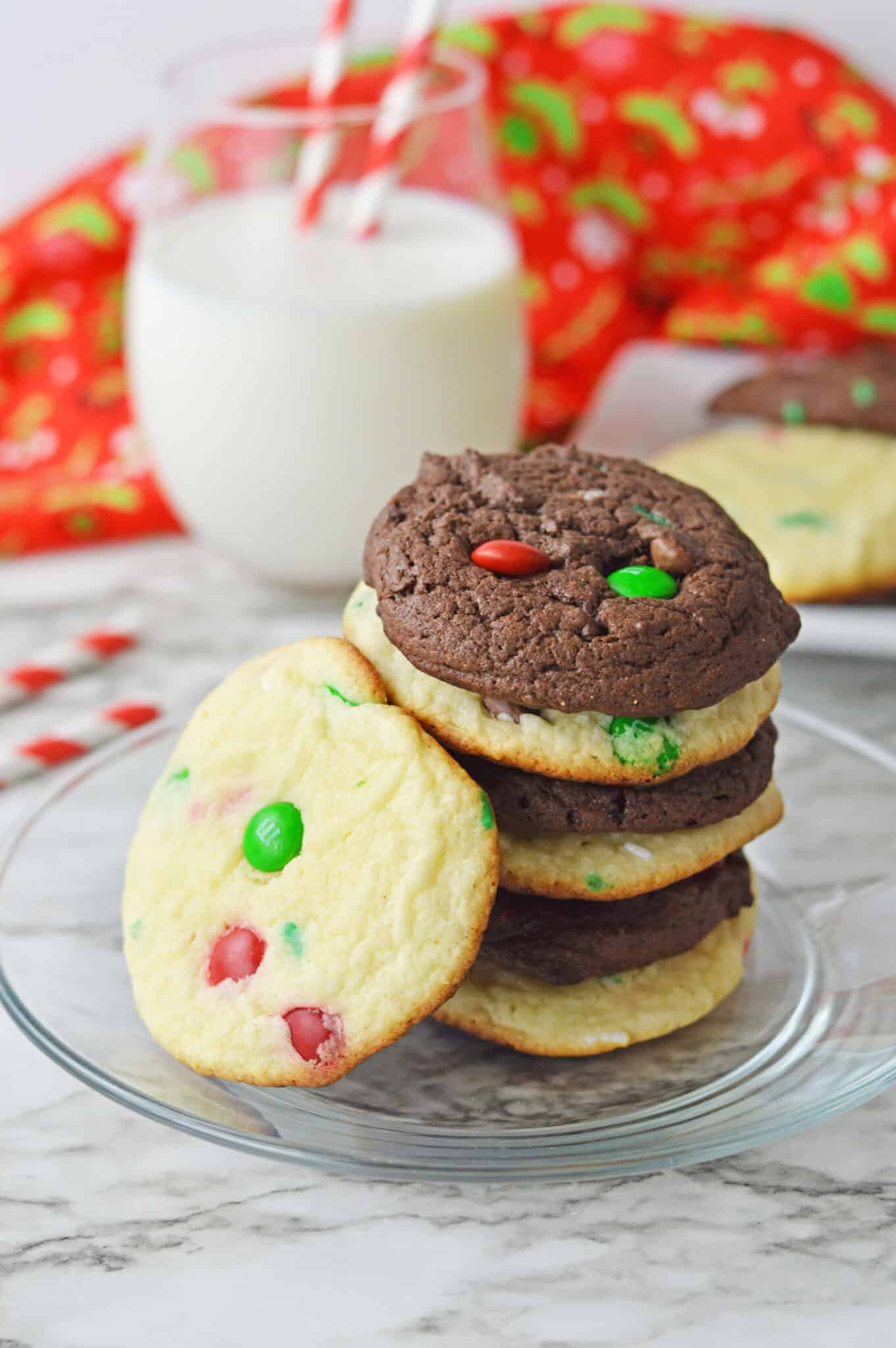 Christmas Cake Mix Cookies - Moore or Less Cooking