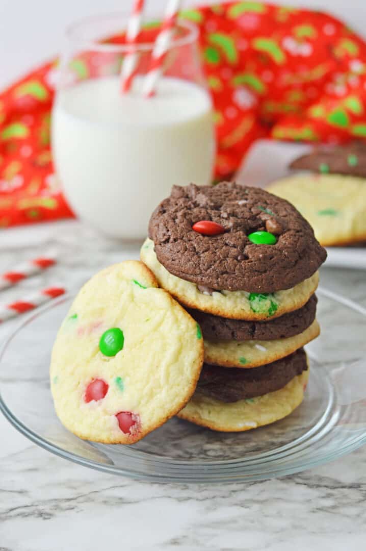 Christmas Cake Mix Cookies - Moore or Less Cooking