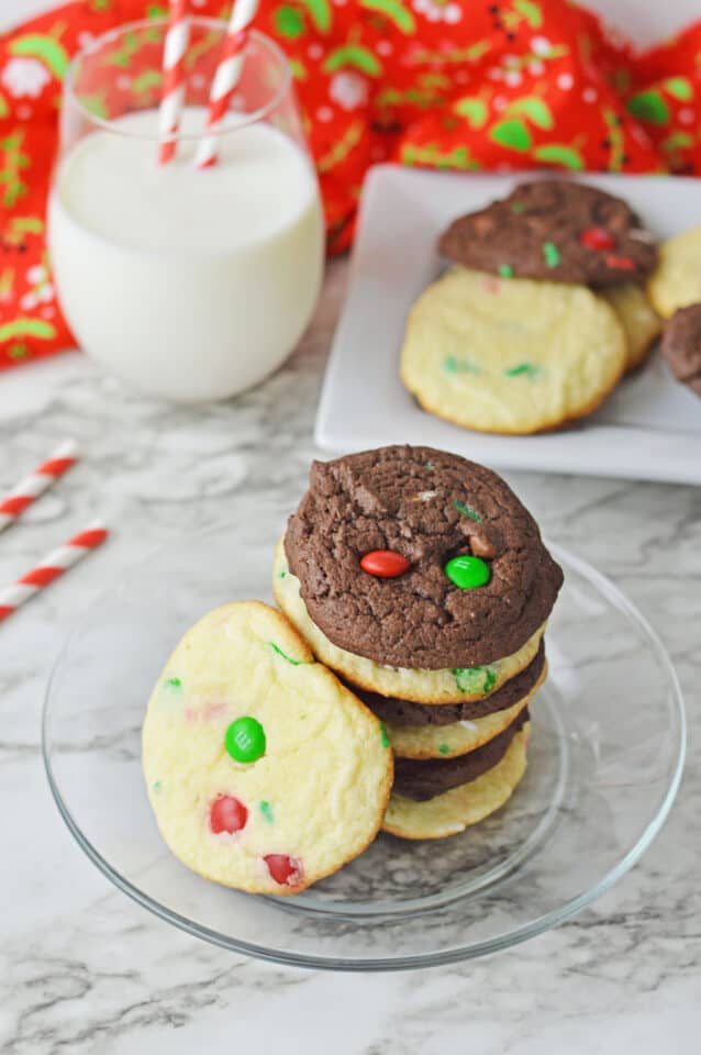 Christmas Cake Mix Cookies - Moore or Less Cooking